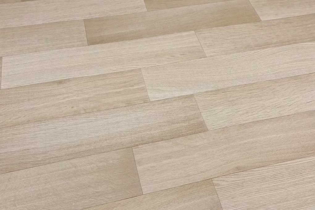 IVC group, PVC podlaha - lino March wood 2203, na míru, šíře 4m, béžová, bez podkladu, dětský pokoj