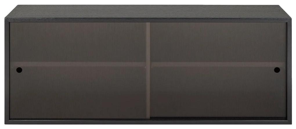 NORTHERN Skříňka Hifive Glass Storage, Black Oak, 100 cm / nástěnné
