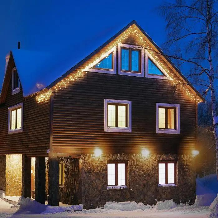 Blumfeldt Dreamhouse, teplá bílá, 16 m, 320 LED, vánoční osvětlení, blikající efekt