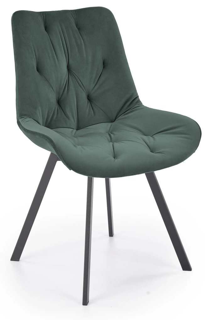 HALMAR K519 židle tmavě zelená