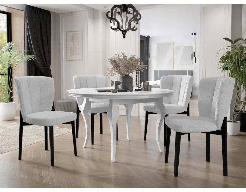 Moderní čalouněná židle ST106, Barva křesla: černá, Potah: Magic Velvet 2258
