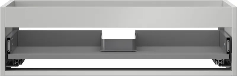 Mexen Box-A, závěsná skříňka 80 cm, 1 zásuvka, šedá matná, 91AX0-0800-235-1-62