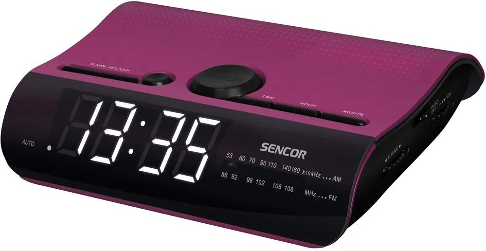 Sencor Radiobudík SRC 140 P černo-fialový