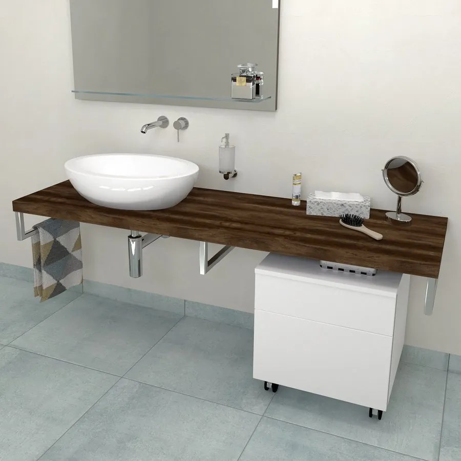 Sapho Avice deska 130 x 50 cm dub tmavý AV1311
