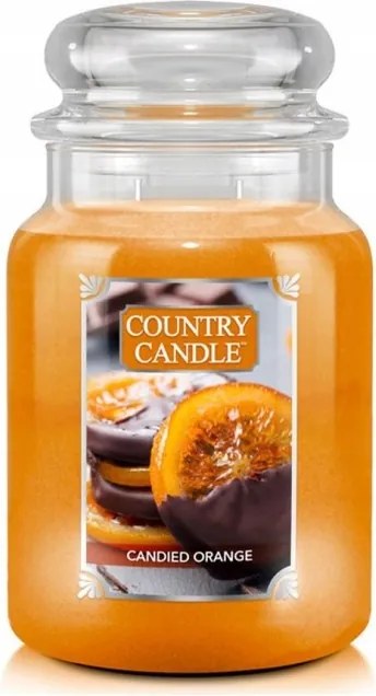 Candied Orange Country Candle – velká vonná svíčka se dvěma knoty