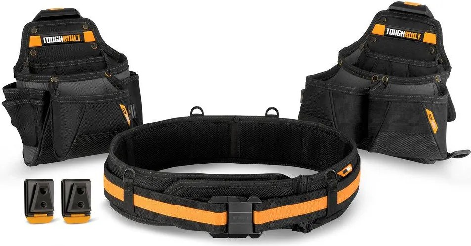 Toughbuilt - set opasku a dvou kapsářů  pro tesaře a pokrývače