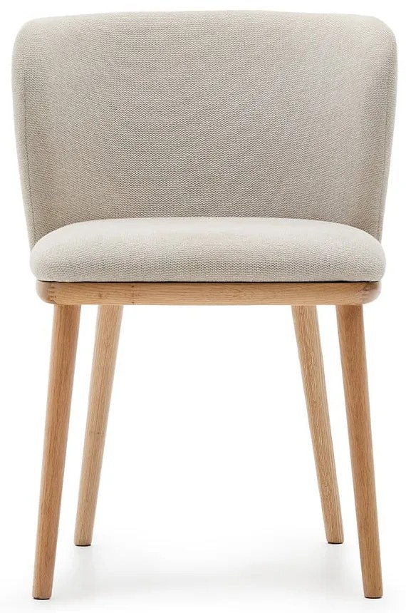 Béžové čalouněné jídelní křeslo Ciselia – Kave Home