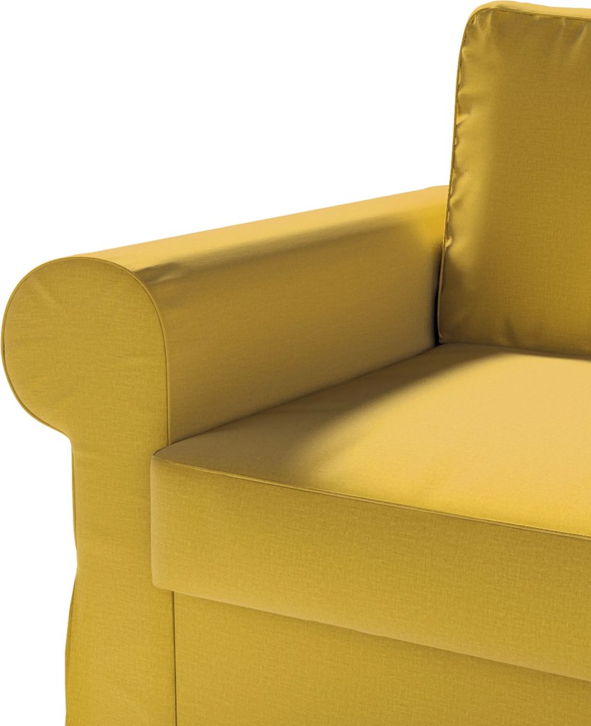 Potah na pohovku IKEA Backabro 2-místná, rozkládací barva žlutá látka sametová