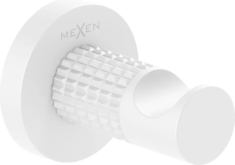Mexen Triv, nástěnný háček na ručníky, bílá, 70A33011-20