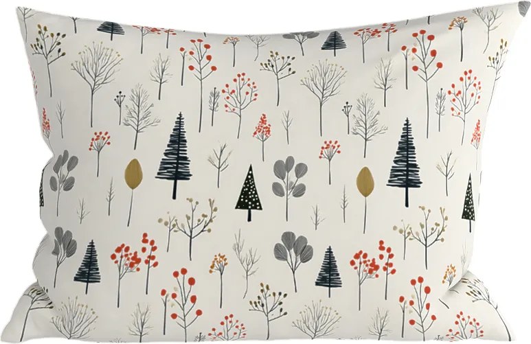 Povlak na polštář z mikrovlákna NORDIC NATURE 50x70 cm, barevný