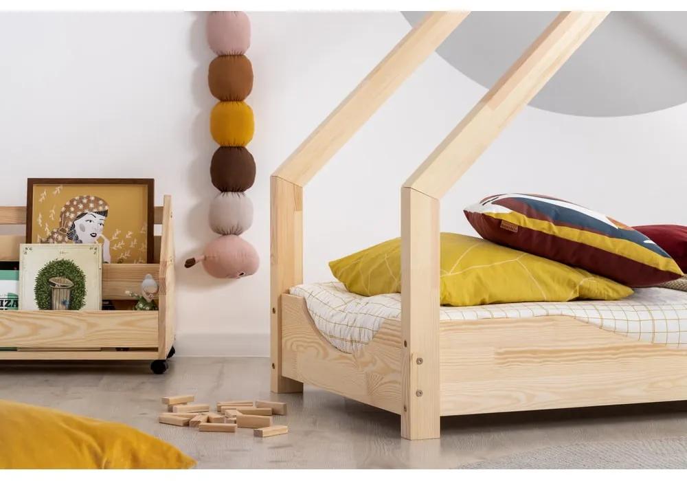 Adeko Dětská postel domeček Loca E Velikost postele: 150x90 cm Barva: dekor přírodní dřevo přírodní