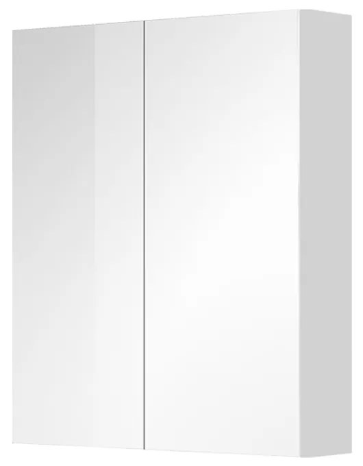 Mereo Mereo, Koupelnová galerka 60 cm nebo 80 cm, zrcadlová skříňka, 2x dveře, bílá, CN716GB
