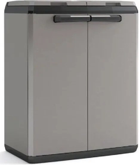 Plastový box KIS SPLIT CABINET BASIC pro třídění odpadu 2x110 l
