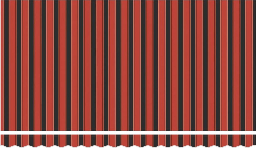 Stahovací markýza Oranžová 350 x 200 cm textil 3329666