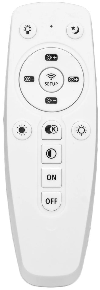 Toolight - LED stropní svítidlo + dálkové ovládání APP803-C, zlatá, OSW-09752