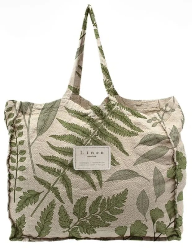 Látková taška Linen Couture Botanical, šířka 50 cm