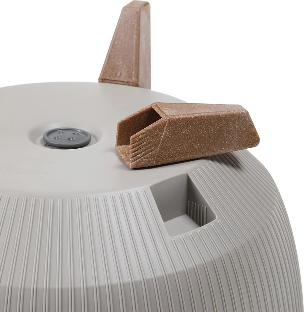 Květináč ROSA LINEA Eco Wood 29,2x18,3 cm zelený