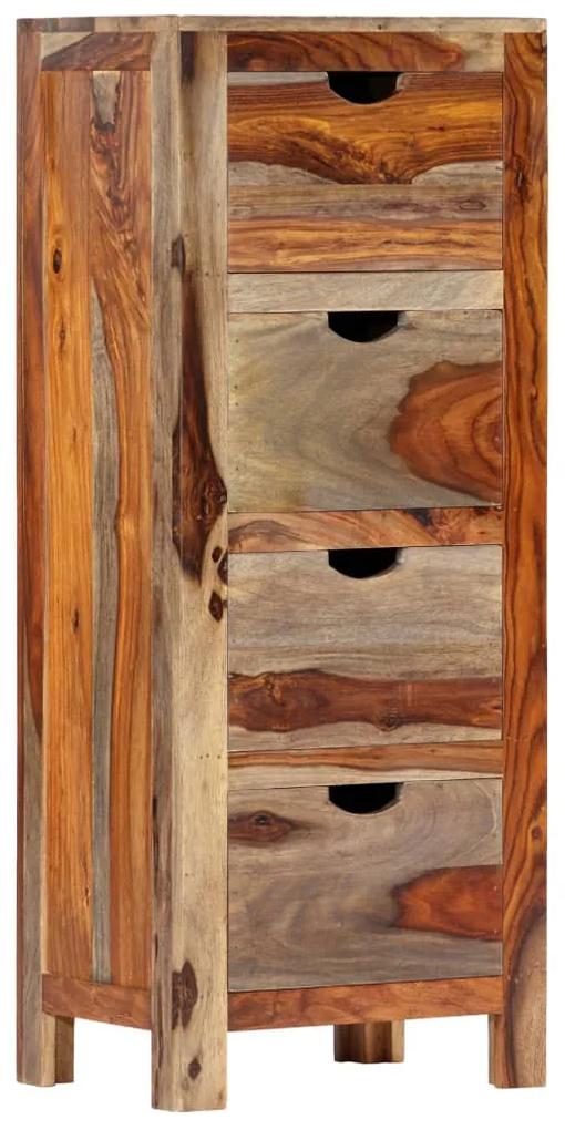 247752 vidaXL Komoda se zásuvkami 40 x 30 x 100 cm masivní sheeshamové dřevo