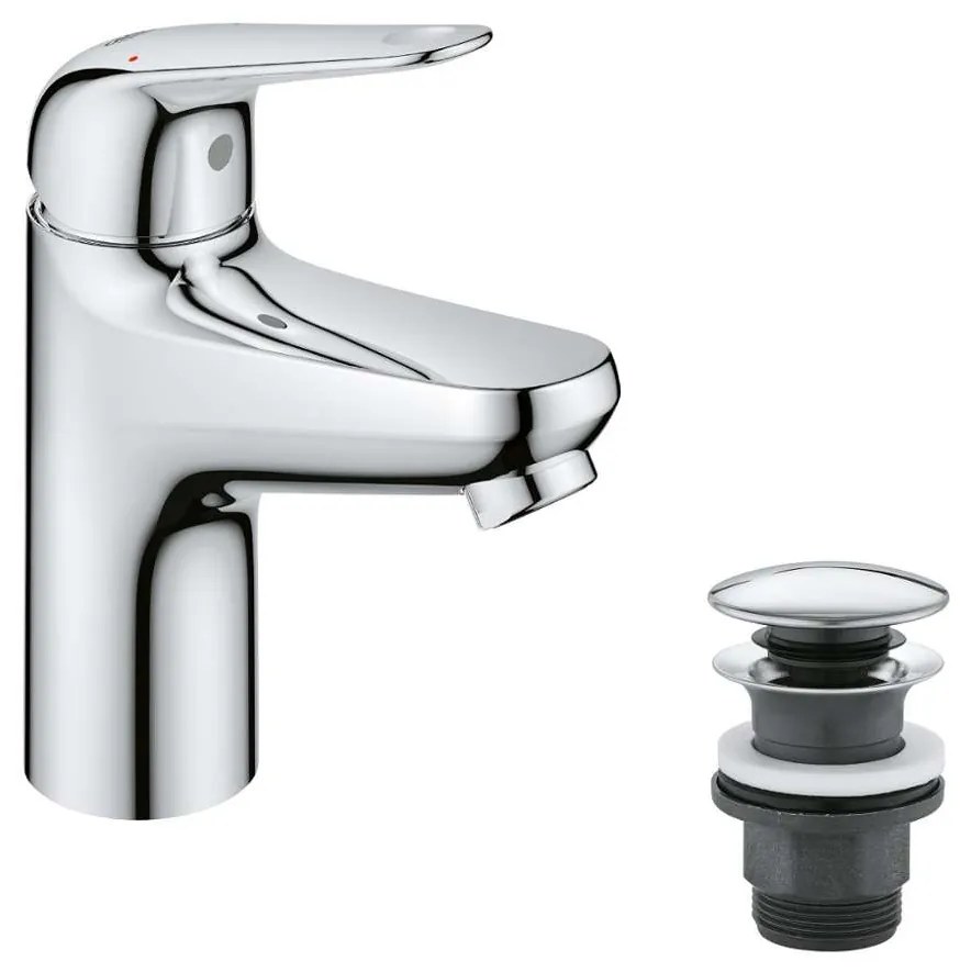 Grohe Swift - Umyvadlová baterie, s výpustí Push-Open, chrom 24318001