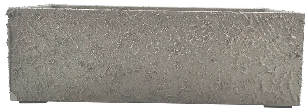 AMADEA Betonový truhlík odlehčený - hrubý, 53x22,5x17,5 cm, český výrobek