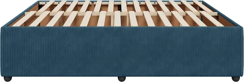 Rám postele modrý 180 x 200 cm samet 3285028