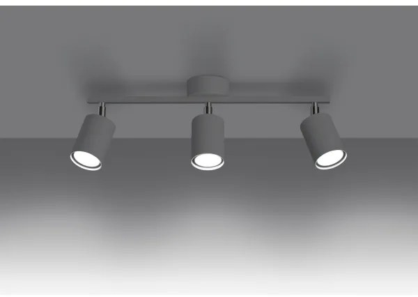 Sollux SL.1125 - Bodové svítidlo LEMMI 3xGU10/40W/230V bílá