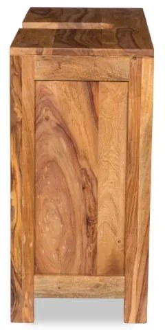 furniture-nabytek.cz - Masivní umyvadlová skříňka Leostone z palisandru, lakovaná, hnědá