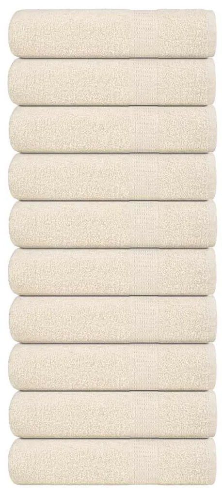 Ručníky do sprchy FROGN 10 ks krémové 70x140 cm 360 g/m² 137003