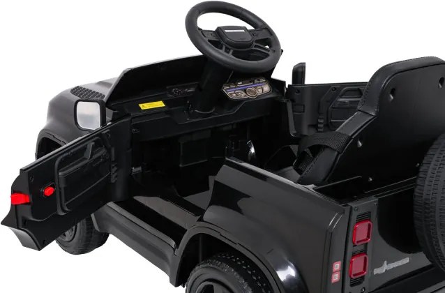 Elektrické autíčko Land Rover Defender černé