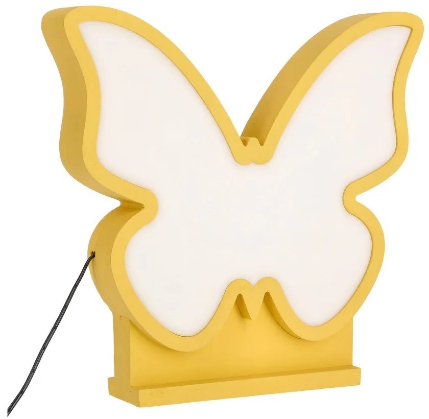 Žlutá dětská lampička Butterfly – Candellux Lighting
