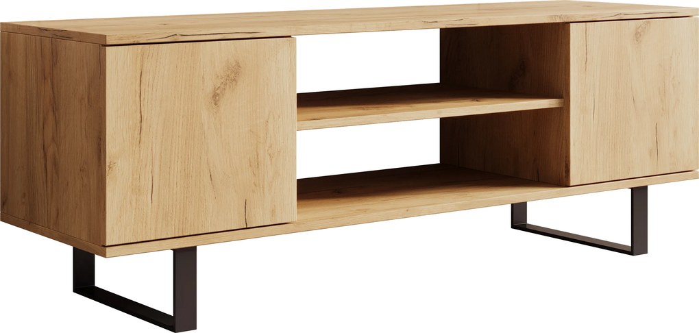 ADRK Furniture Skříňka RTV Lofter 135 cm RTV-LOF-OC-135