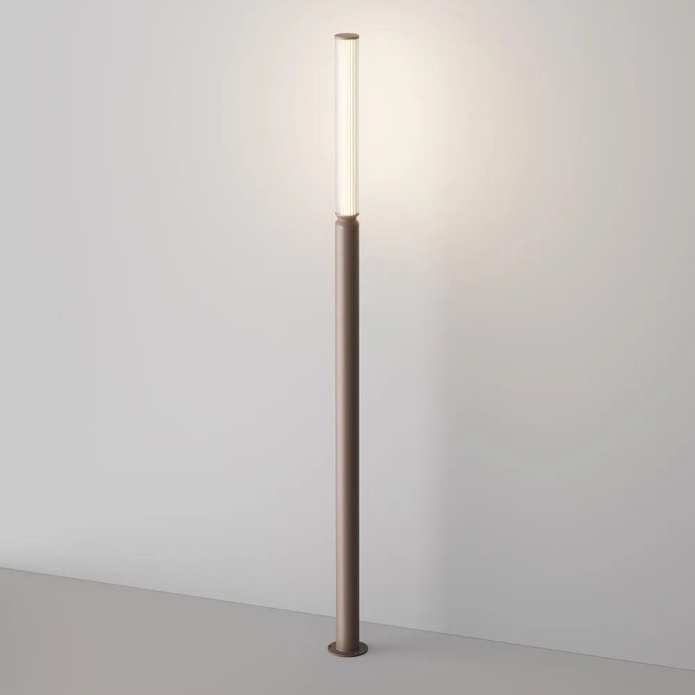 M O593FL-L20BR3K Venkovní sloupkové svítidlo Lit 3000K 20W teplá bílá 1500lm hnědá hliník/sklo IP65 - MAYTONI
