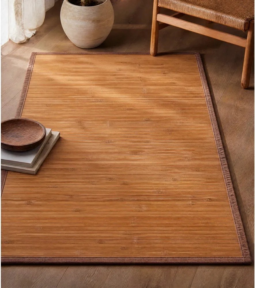 Bambusový koberec v přírodní barvě 60x90 cm – Casa Selección