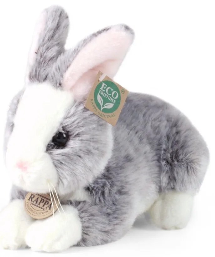 Rappa Plyšový králík ležící 23 cm ECO-FRIENDLY