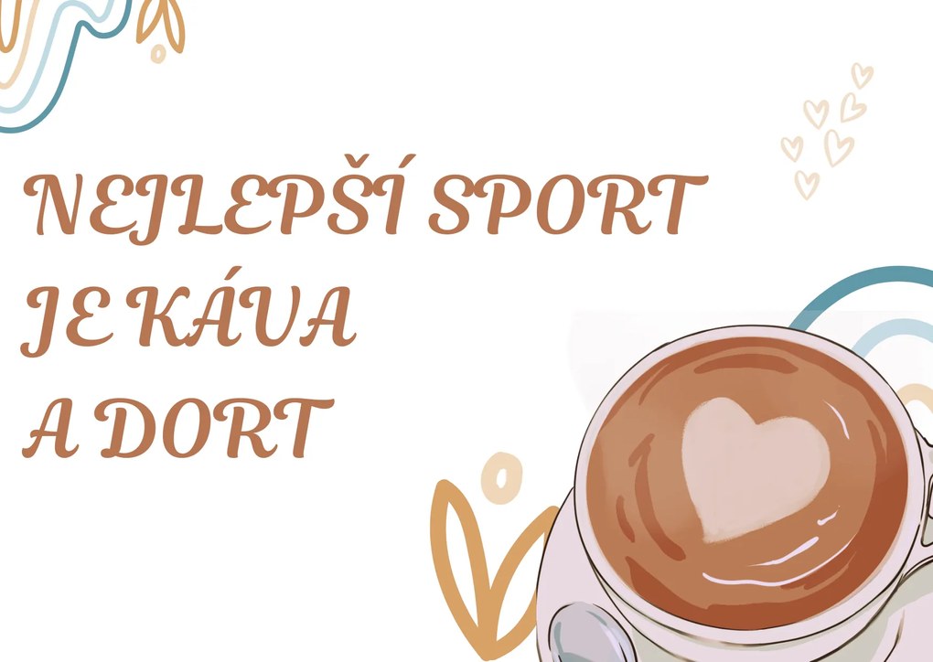 Plechová cedule Nejlepší sport... Velikost: A4 (30 x 20 cm)