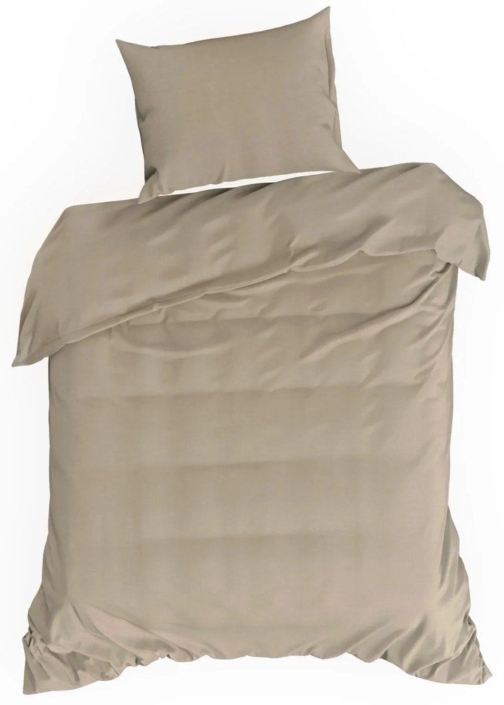 LNĚNÉ POVLEČENÍ LINEN 200X220 CM, 2 KS 70X80 CM BÉŽOVÁ