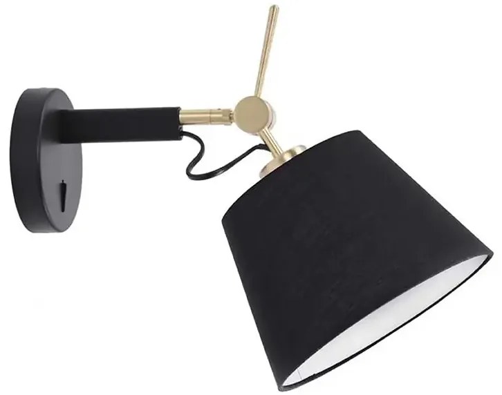 Designové nástěnné svítidlo Zyta Xs černé