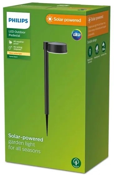 Philips - LED Solární lampa VYNCE LED/1,5W/3,7V 1500 mAh IP44