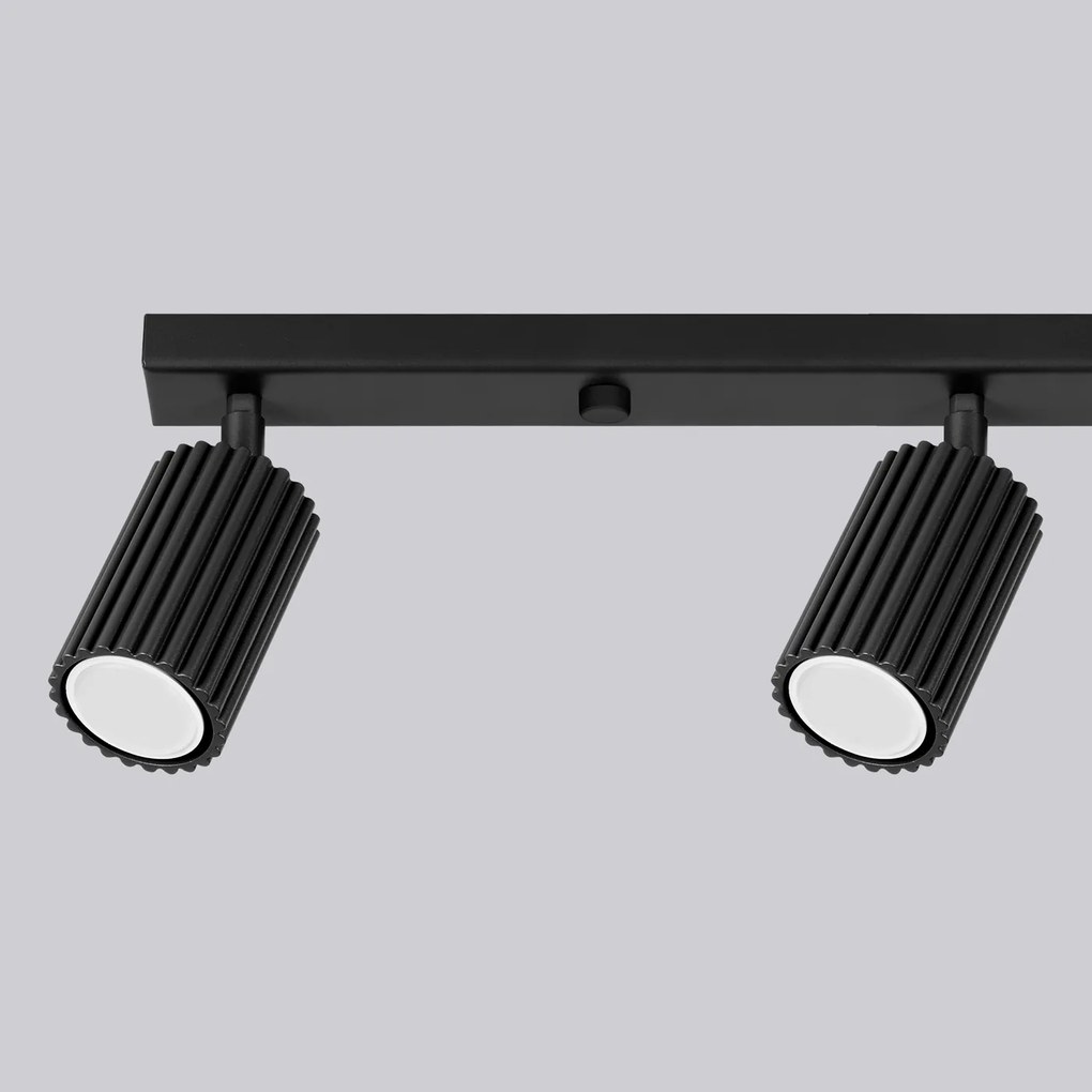 Sollux Lighting Stropní svítidlo KARBON 4L Černá
