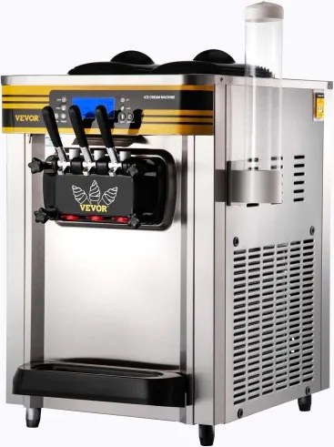 Komerční výrobník zmrzliny, výtěžnost 22-30 l/h, 2350 W