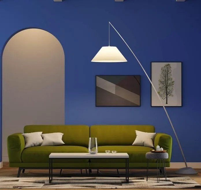 Stojací designová lampa Redo Fisher Barva: Bílá