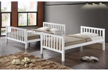 Dětská patrová postel BAGIRA bílá