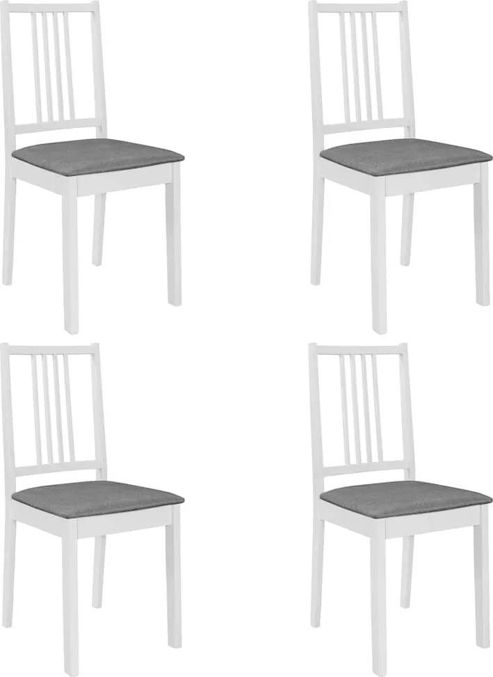 5dílný jídelní set MDF bílý 276396