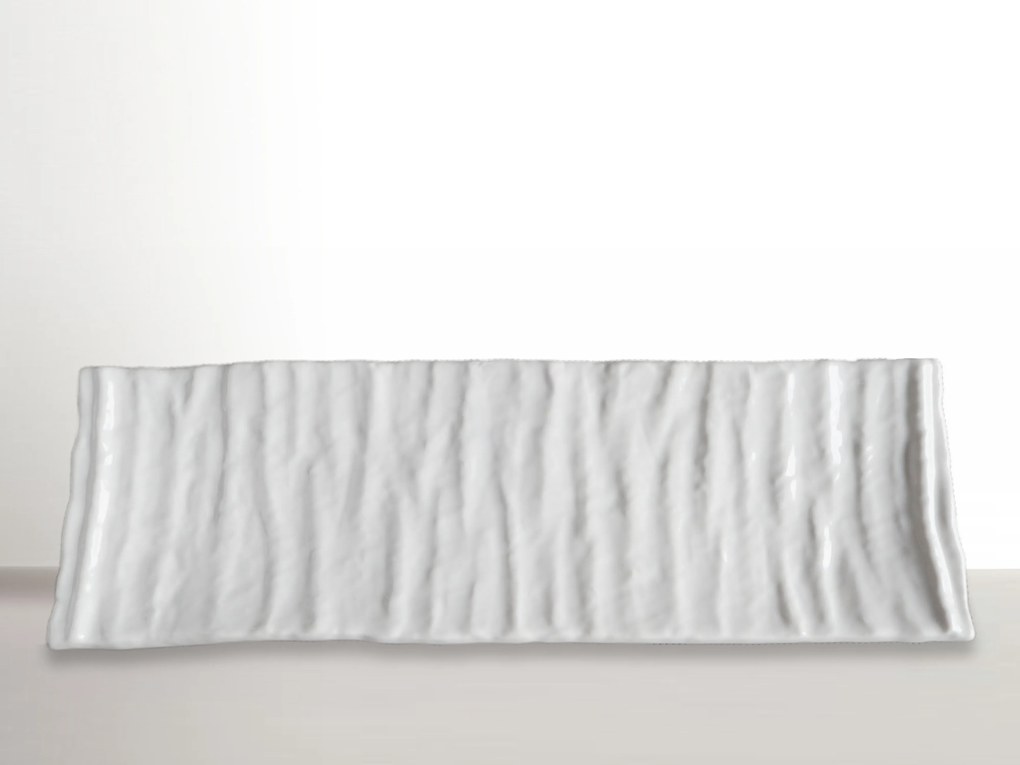 MIJ Talíř na sushi Crumpled 33 x 11 cm