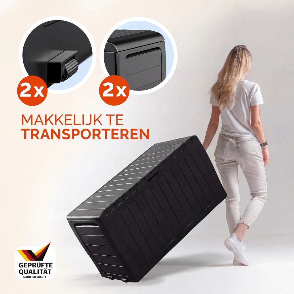 Úložný box na podsedáky Marvel Plus antracitová 270L