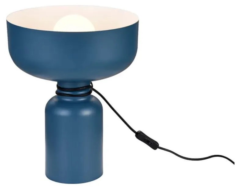 Klausen  | Klausen 108034 - Stolní lampa ABEL 1xE27/11W/230V modrá | KS0126