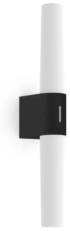 NORDLUX Koupelnové LED osvětlení nad zrcadlo HELVA, 9W, teplá bílá, 43cm, černé 2015311003