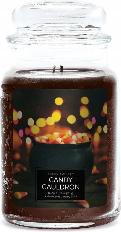 Velká svíčka Candy Cauldron Village Candle