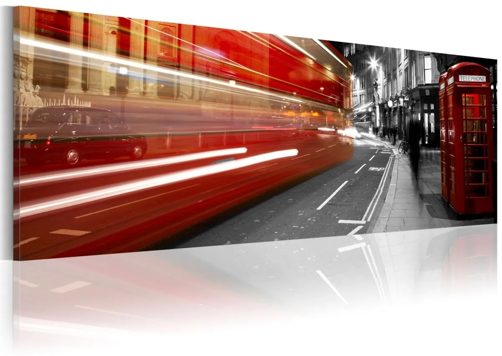Obraz - London rush hour - 120x40