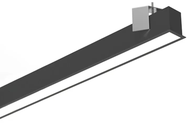Vestavné lineární svítidlo Dash 40 Recessed Barva: Černá, Délka: 2260 mm, Teplota chromatičnosti / Stmívání: 2700 Kelvinů / Nestmívatelné
